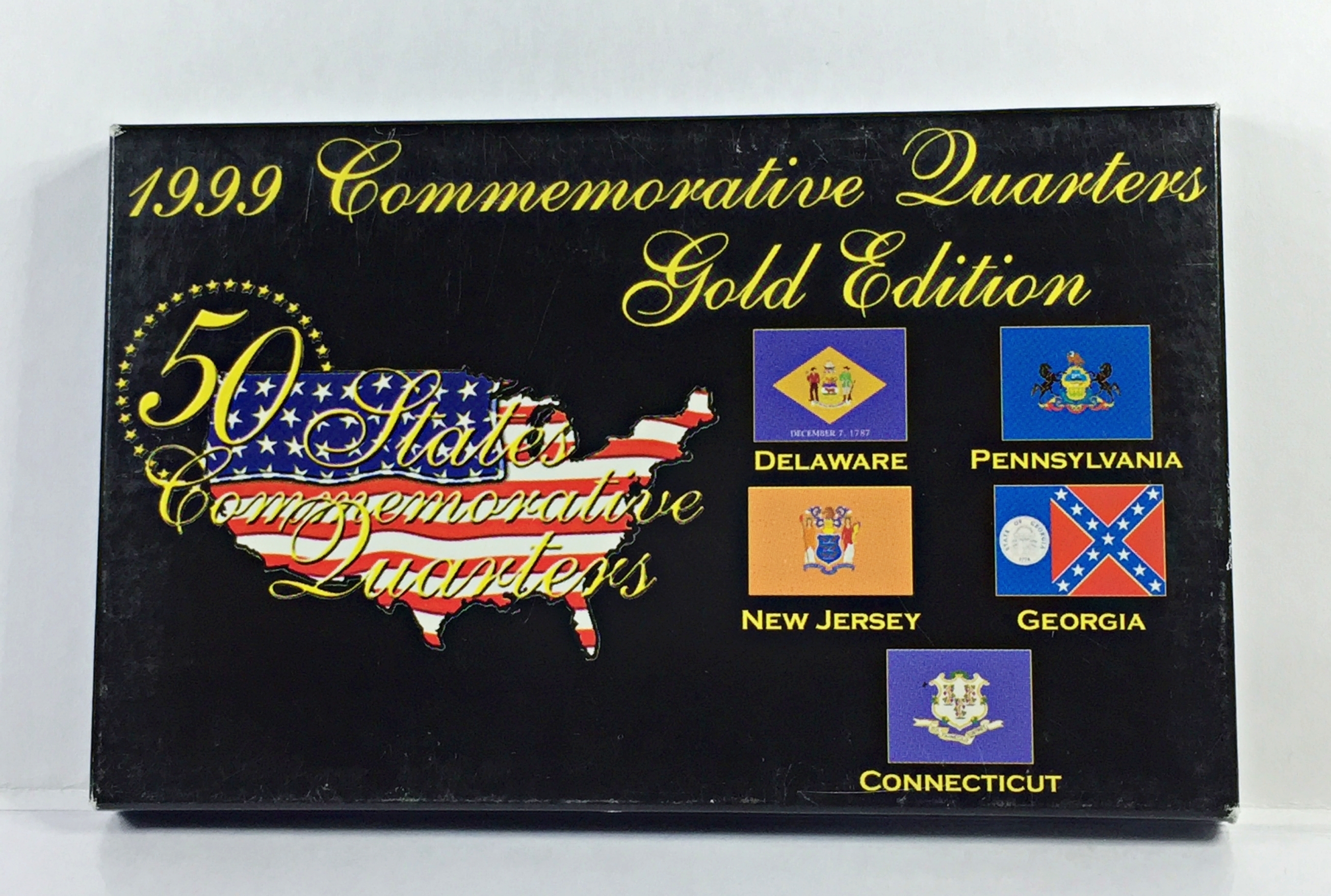 1999 24K Gold Layered Commemorative State Quarters Set*In Original ...