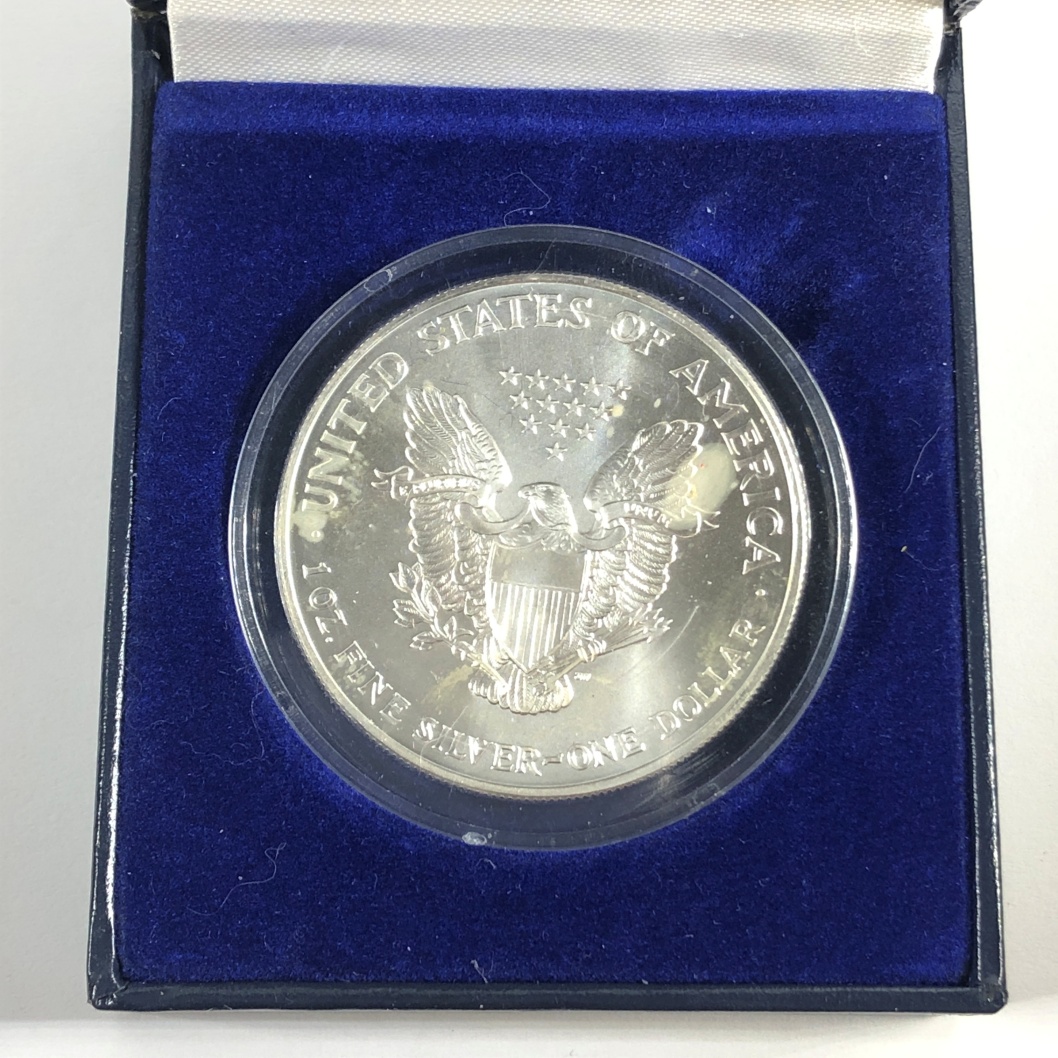 1999 Colorized American Silver Eagle*One Troy Ounce .999 Fine Silver*In Capsule and Gift Box ...