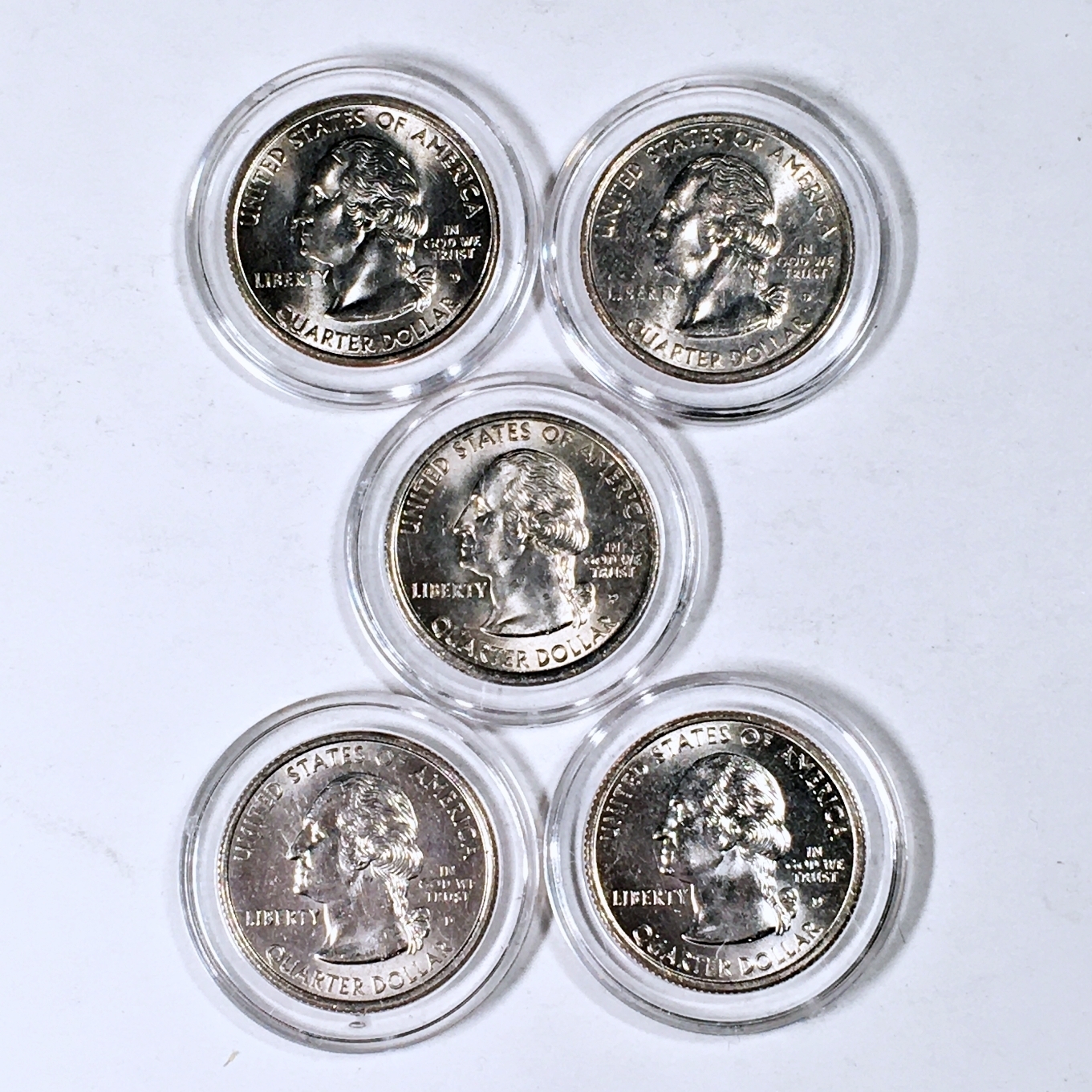 1999 Colorized State Commemorative Washington Quarters*Full Color ...