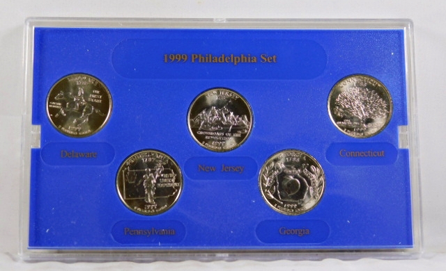 1999 Philadelphia Mint Edition States Quarter Collection*In Original ...