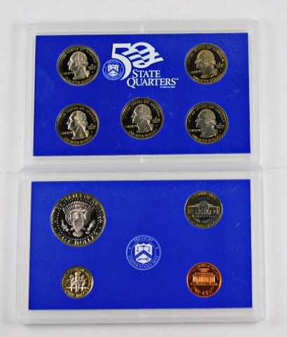 1999 Unites State Mint Proof Set PLUS 1999 Commemorative Proof Quarters ...