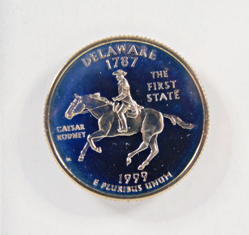 1999-S Proof Delaware Commemorative State Quarter | Property Room