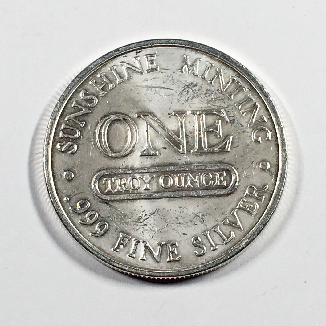 1oz 999 Fine Silver Sunshine Silver Round | Property Room