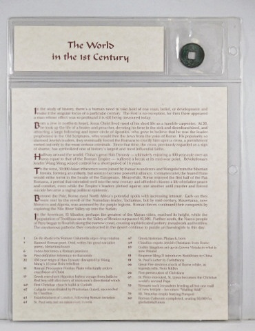 1st Century Chinese Bronze Coin*Wang Mang's Rebel Hsin Dynasty*With ...