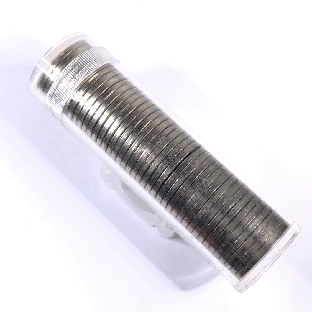 $2 Tube of Jefferson Nickels*Tube is Marked 1962-D*We Have Not ...