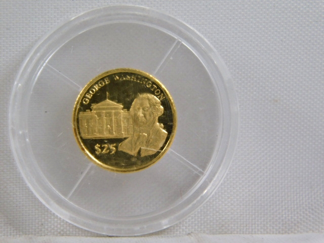 2000 24K Gold $25 George Washington Commemorative*In Protective Capsule ...