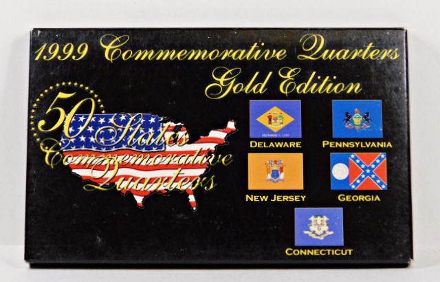 2000 Gold Edition Commemorative State Quarters*24K Gold Layered*In ...