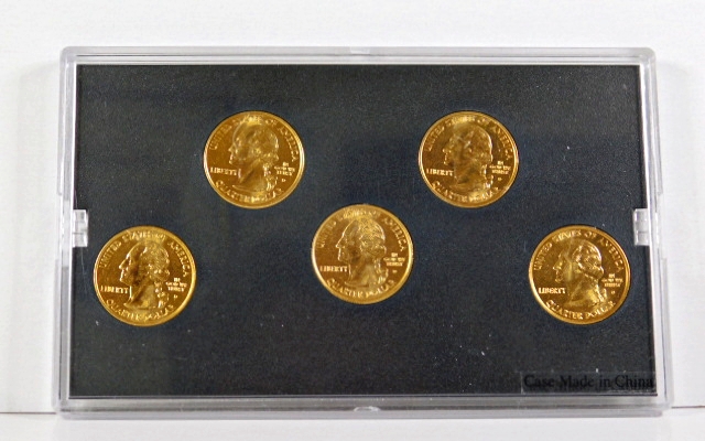 2000 Gold Edition State Quarter Collection*24K Gold Layered*Original ...