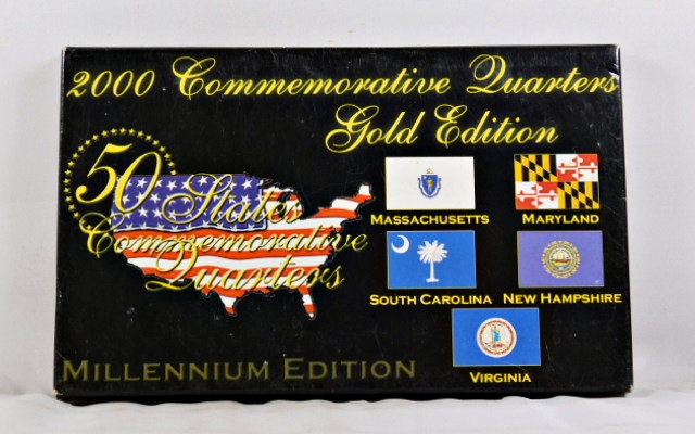 2000 Gold Layered Commemorative State Quarters*In Original Mint ...