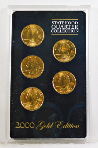 2000 Gold Layered Commemorative State Quarters*In Original Mint ...