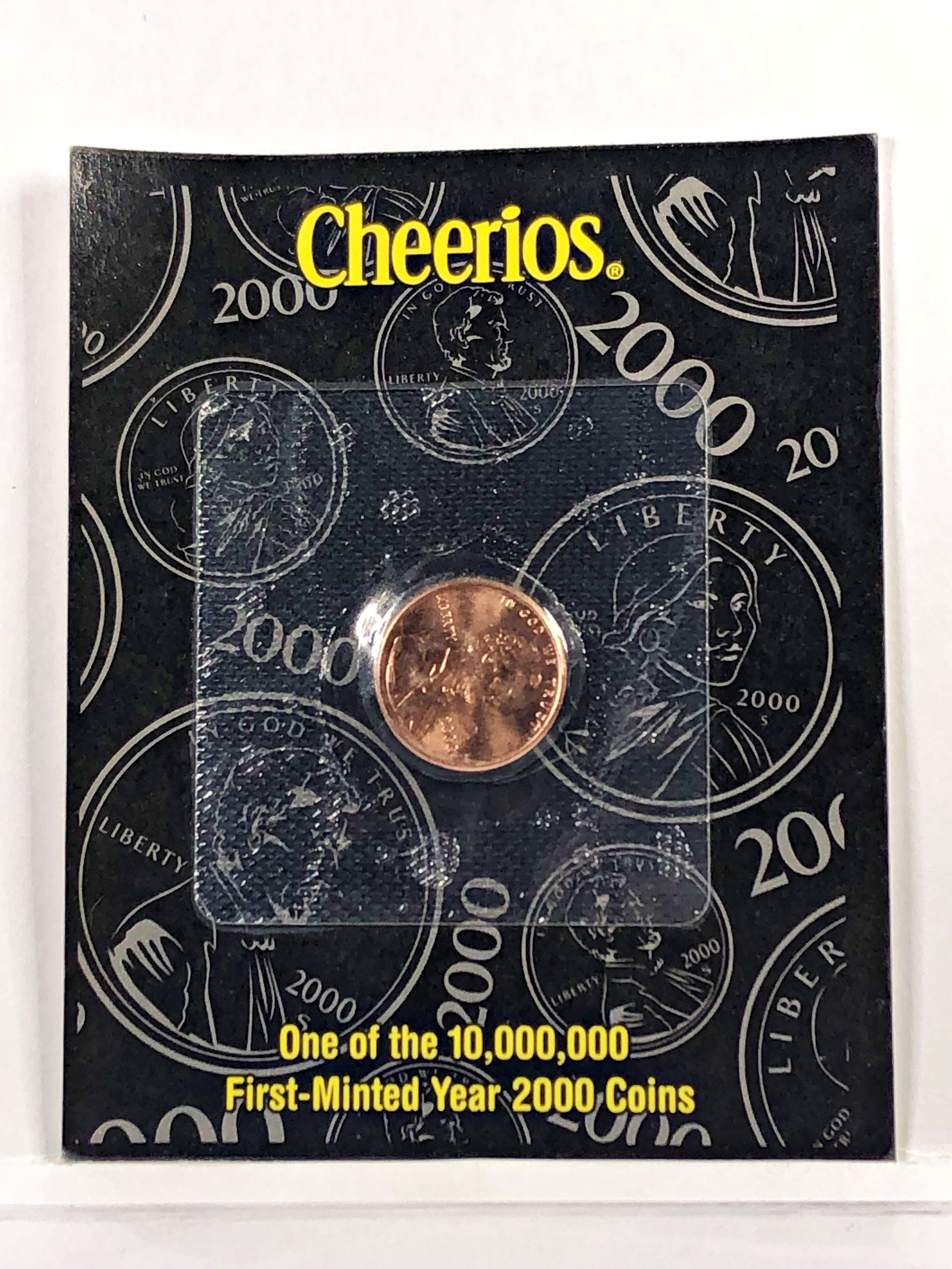 2000 Lincoln Memorial Uncirculated Cent*Packaged by CHEERIOS*First Mint ...