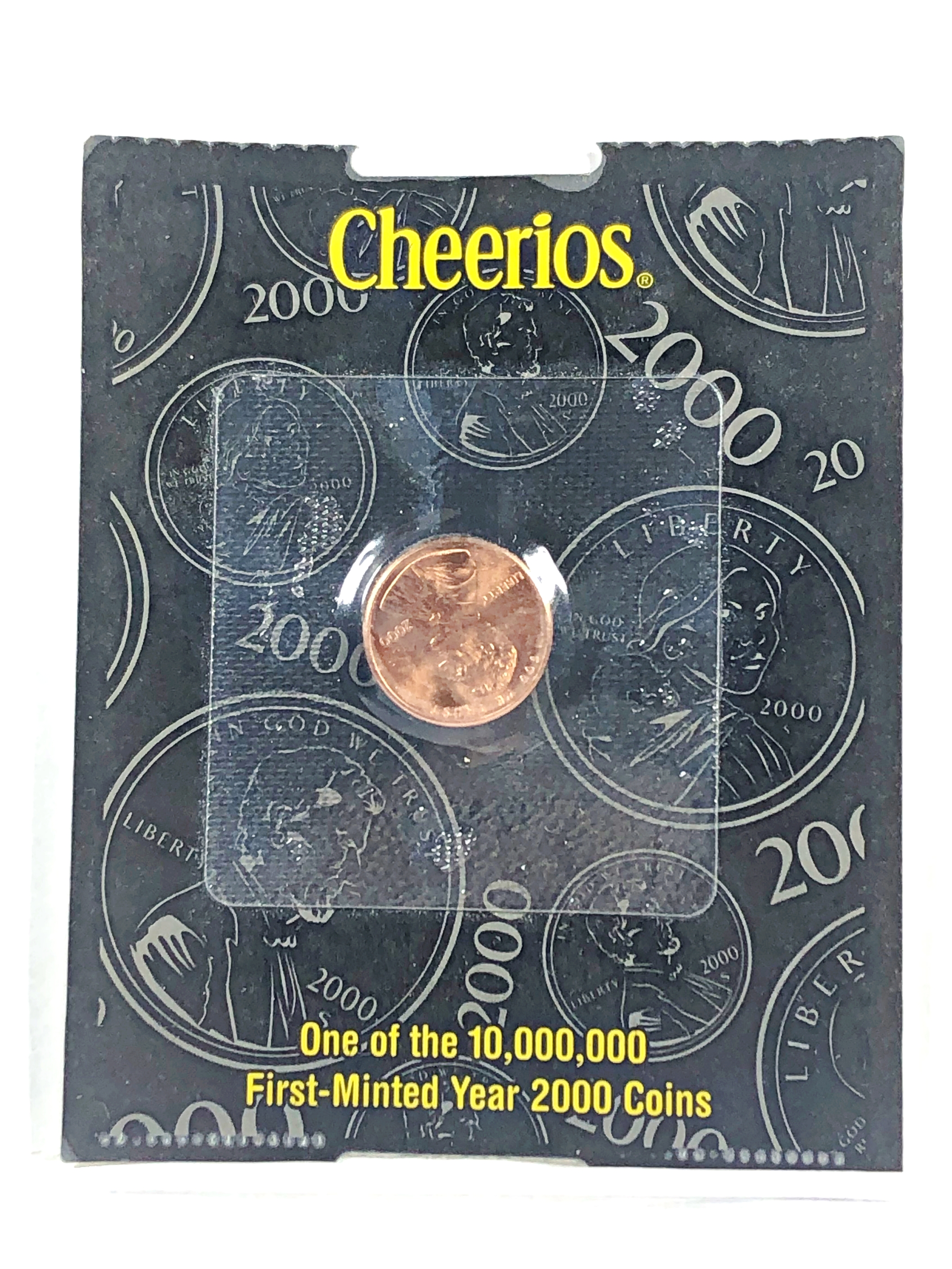 2000 Lincoln Memorial Uncirculated Cent*Packaged by CHEERIOS*First Mint ...