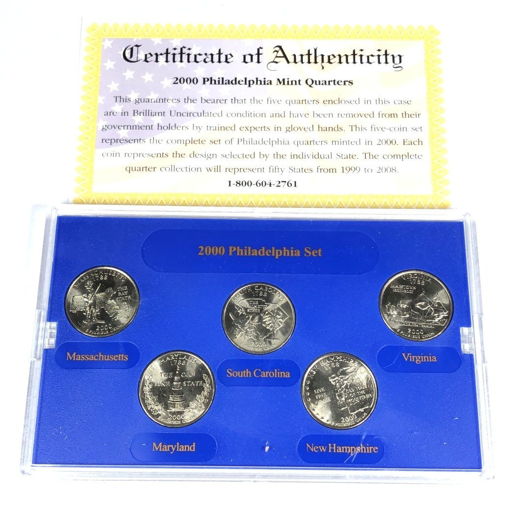 2000 Philadelphia Mint Edition State Quarter Collection*In Original ...