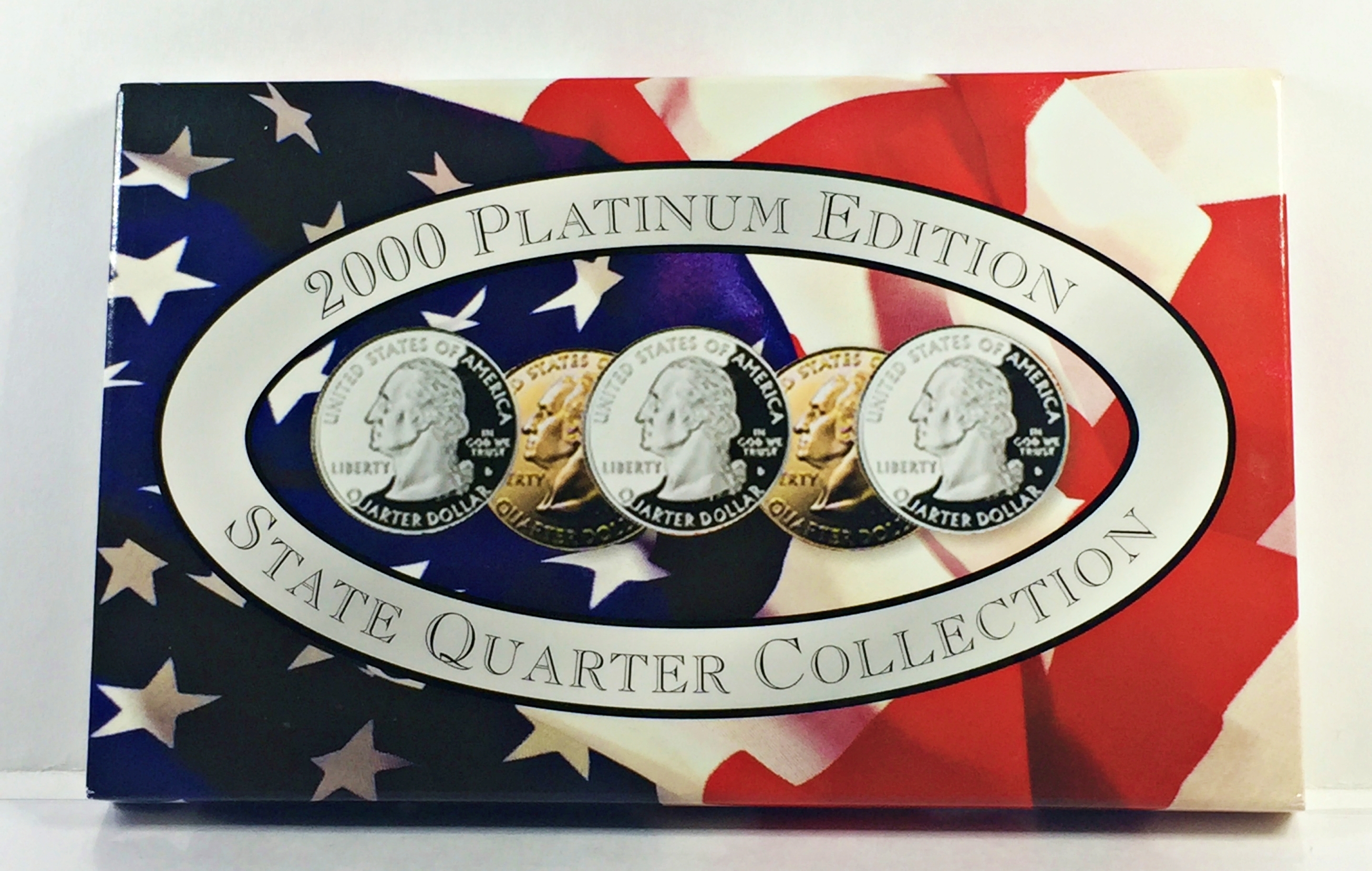 2000 Pure Platinum Layered Edition of the US State Quarter Collection ...