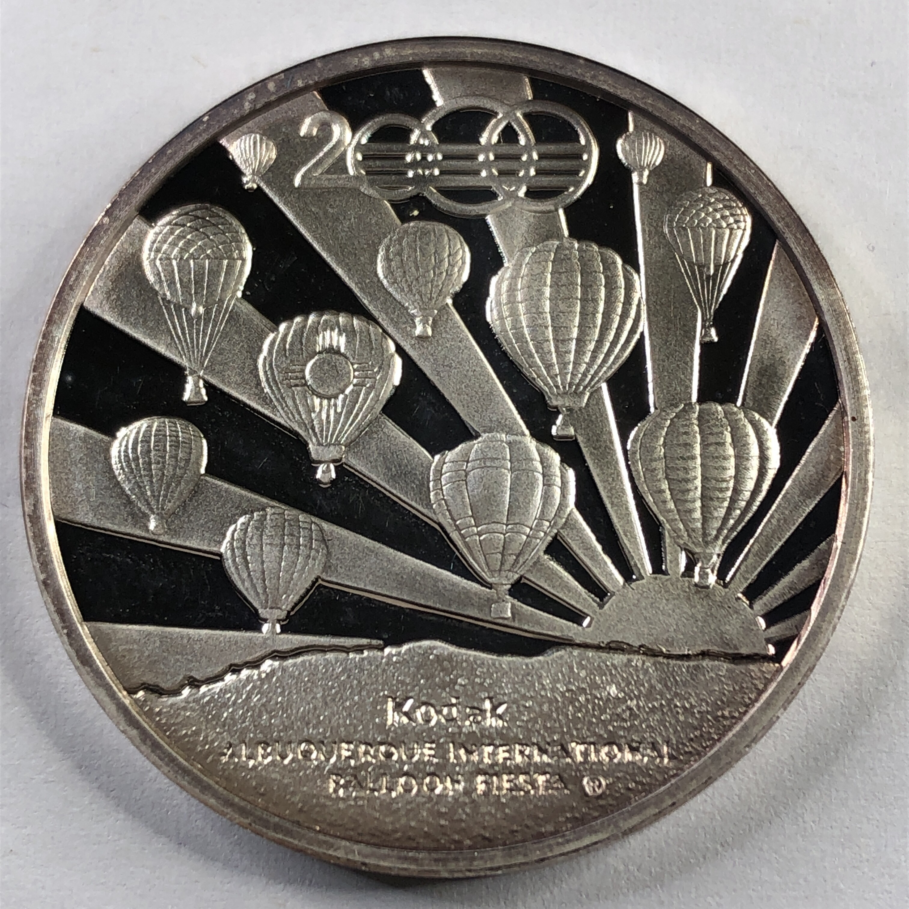 2000 Special Shapes Rodeo Albuquerque Balloon Fiesta Medallion*1oz .999 ...