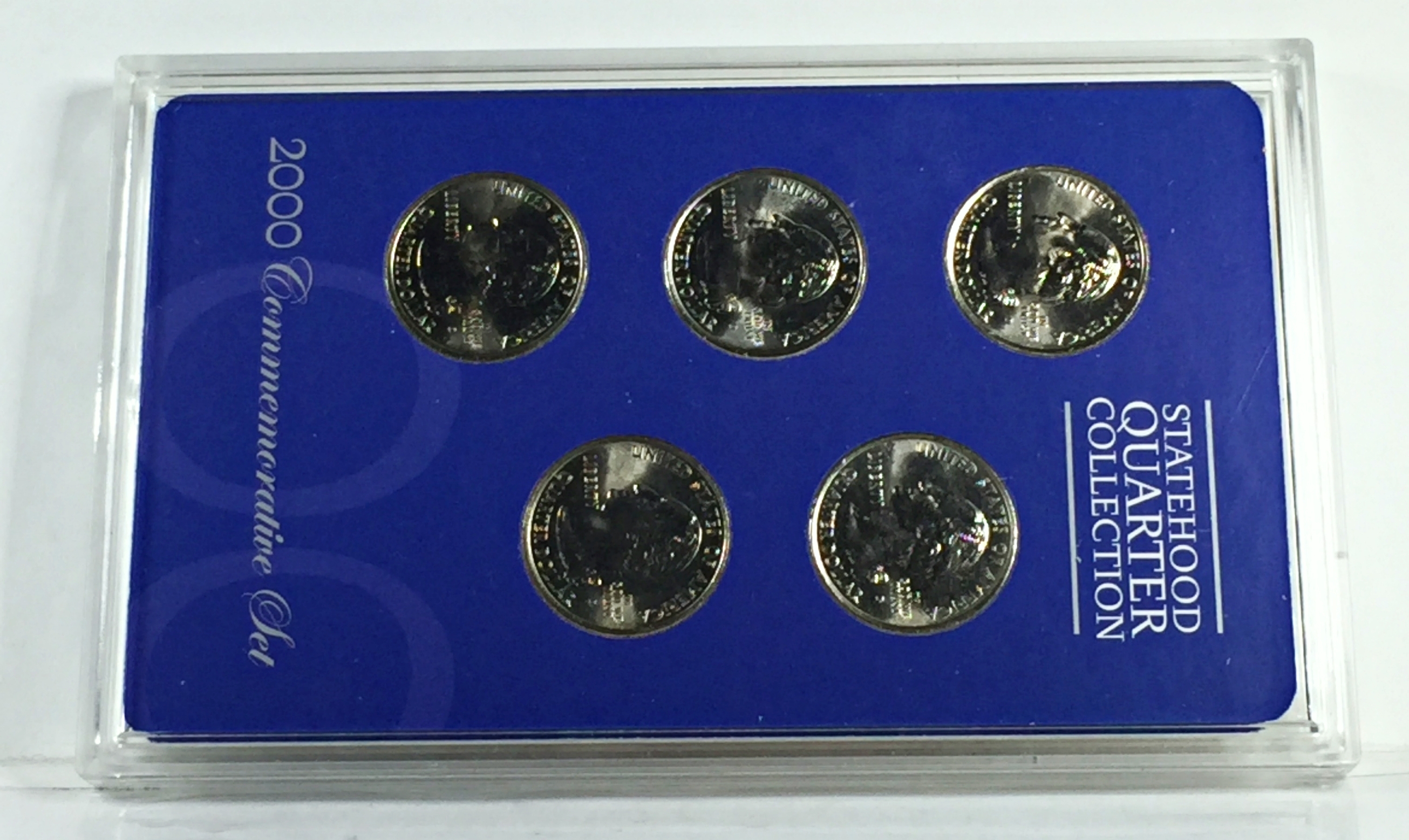 2000-D Statehood Commemorative Quarters Collection*In Custom Holder ...