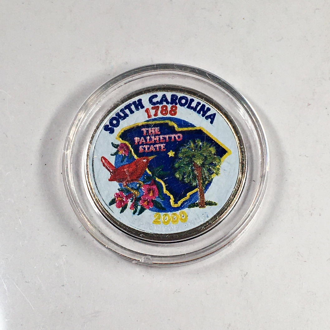 2000-P Colorized South Carolina Commemorative Quarter* | Property Room