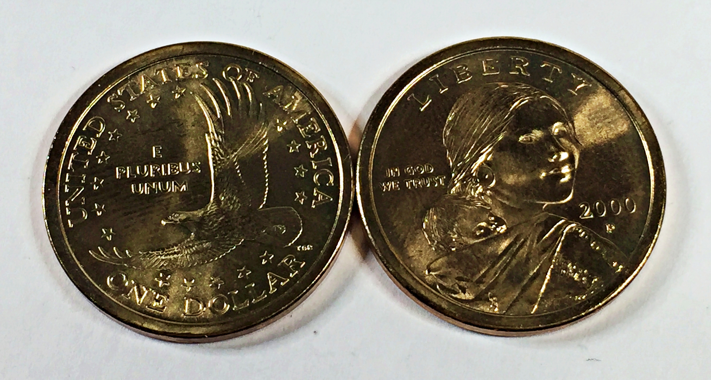 2000-P & D Sacagawea Commemorative Dollars*High Grade | Property Room