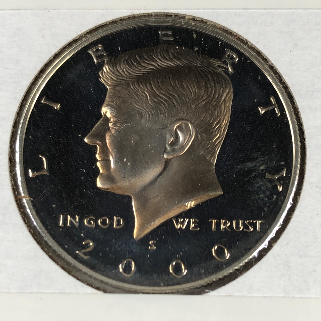 2000-S Proof Silver Kennedy Half Dollar*Deep Cameo | Property Room