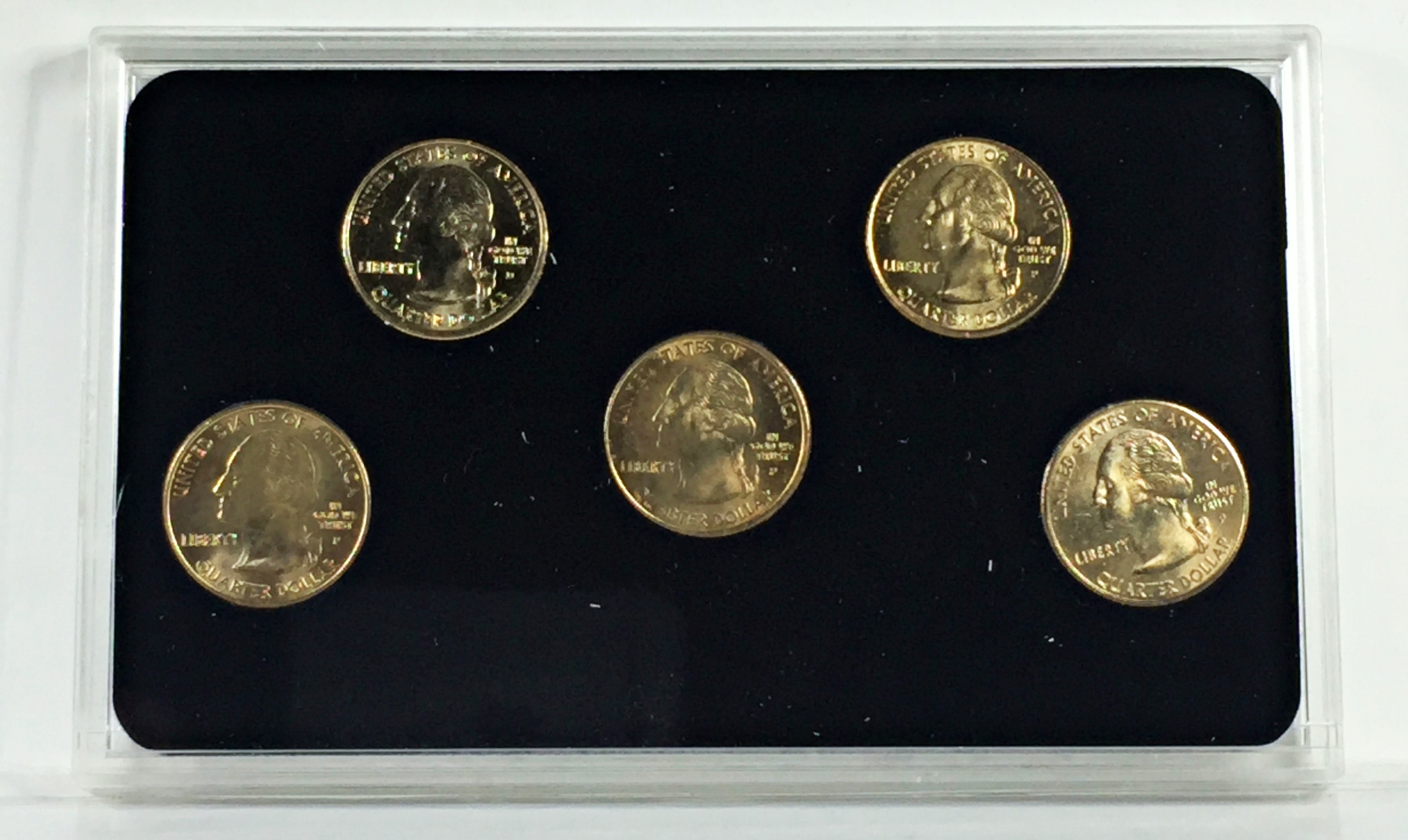 2001 24K Gold Layered Edition Commemorative State Quarters*In Custom ...