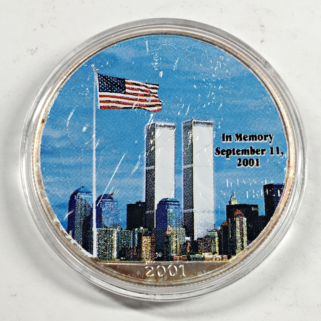 2001 Colorized American Silver Eagle*One Troy Ounce .999 Fine Silver ...