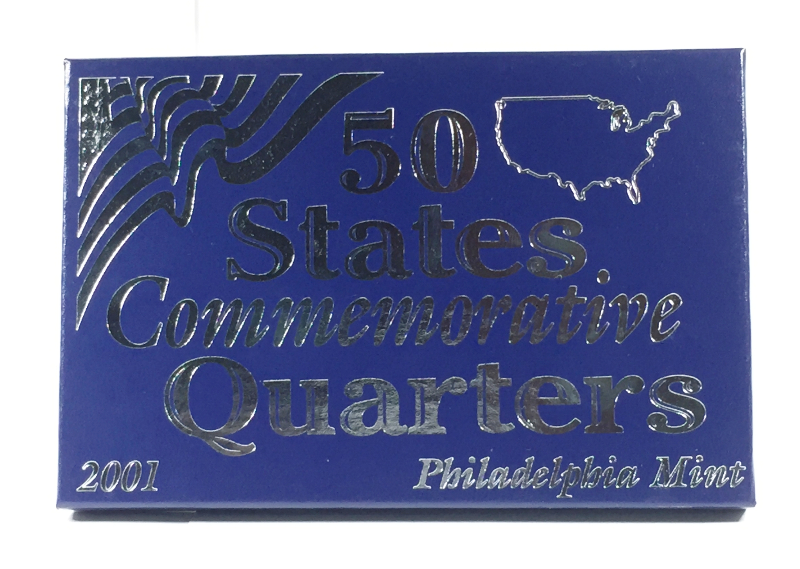 2001 Commemorative State Quarters*Philadelphia Mint*Custom Holder and ...