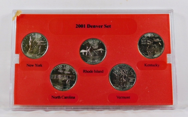 2001 Denver Mint Edition State Quarter Collection*In Original Mint ...