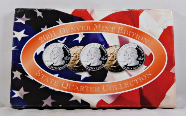 2001 Denver Mint Edition State Quarter Collection*In Original Mint ...