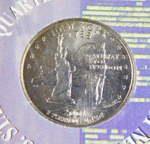 2001 New York Statehood Quarter Colorized World Trade Center | Property ...