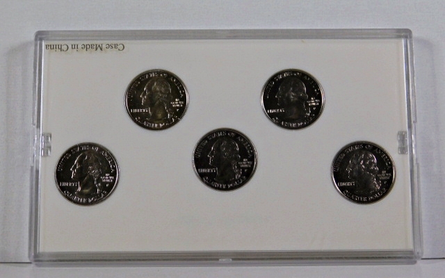 2001 Platinum Edition State Quarter Collection*Pure Platinum Layered ...