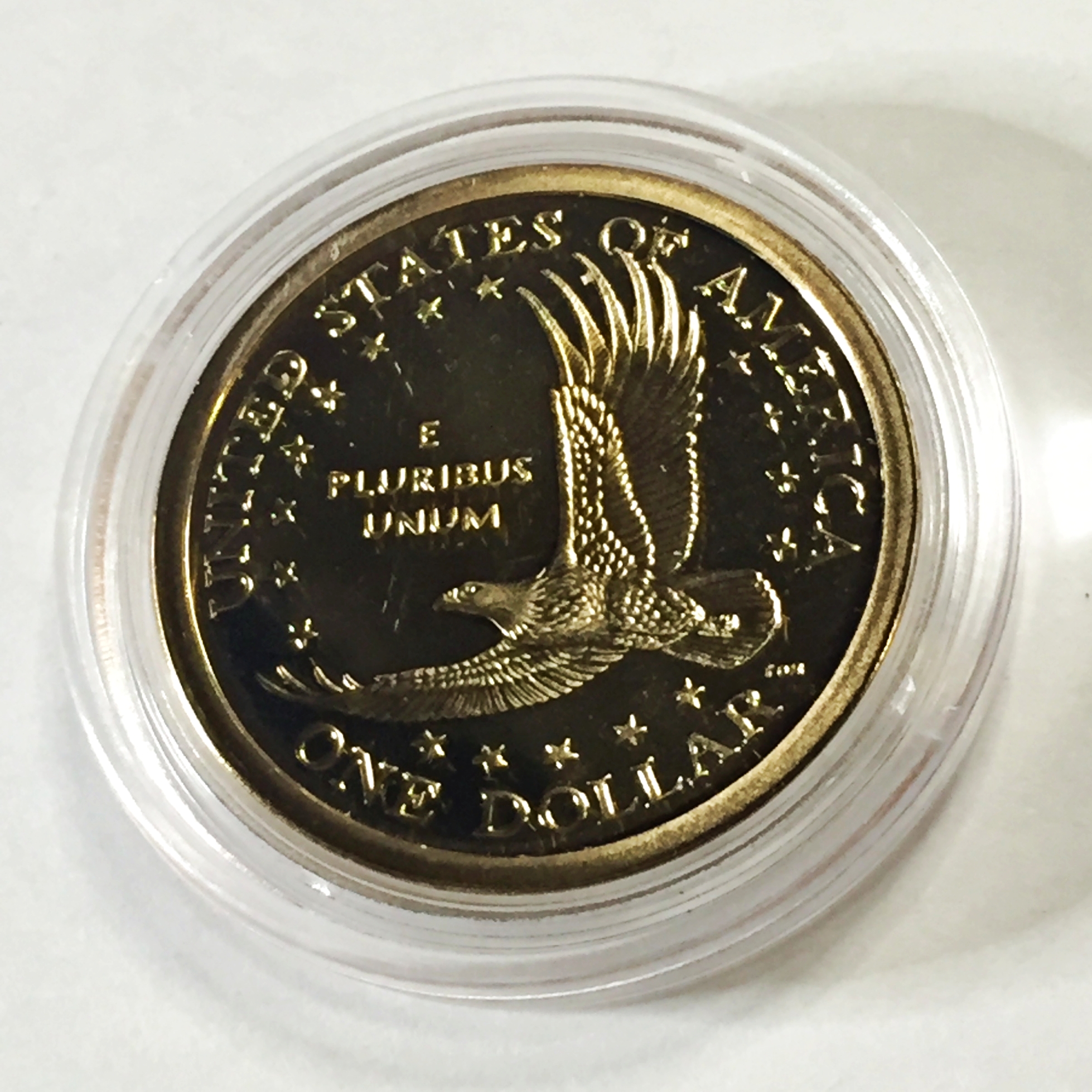 2001-S Proof Sacagawea Commemorative Dollar*DCAM*In Protective Capsule ...