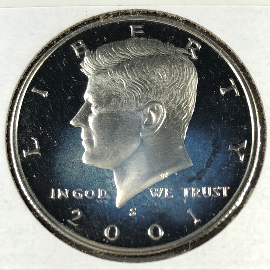 2001-S Silver Proof Kennedy Half Dollar*Deep Cameo | Property Room