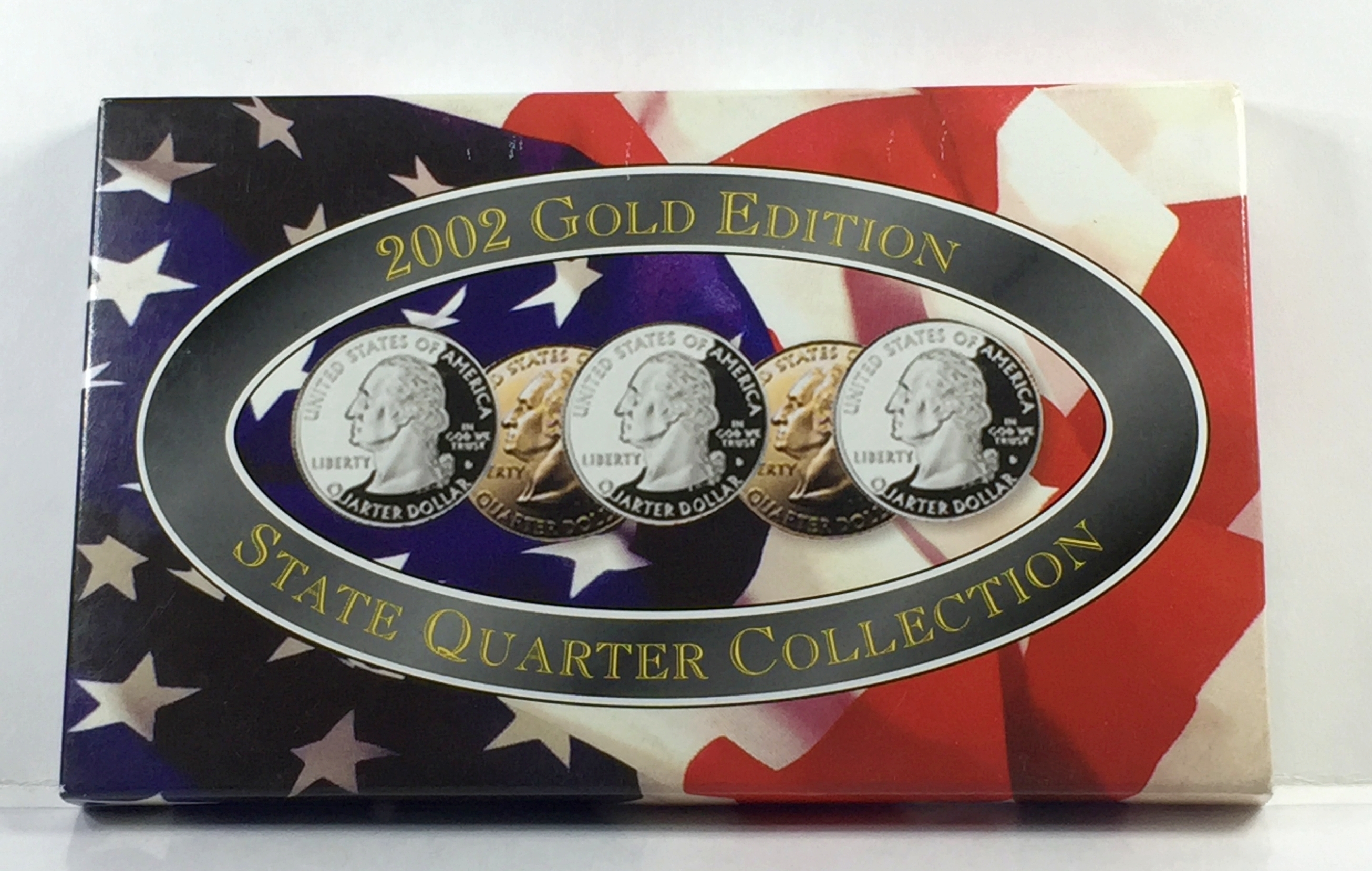 2002 24K Gold Layered State Quarter Commemorative Collection*In ...
