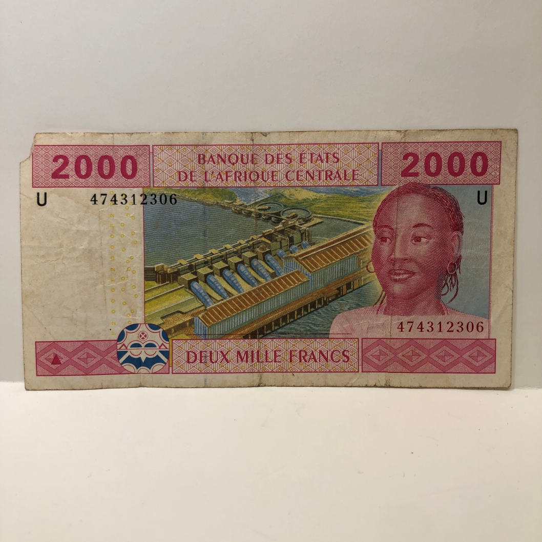 2002 Bank of the Central African States 2000 Francs *Rare Well ...