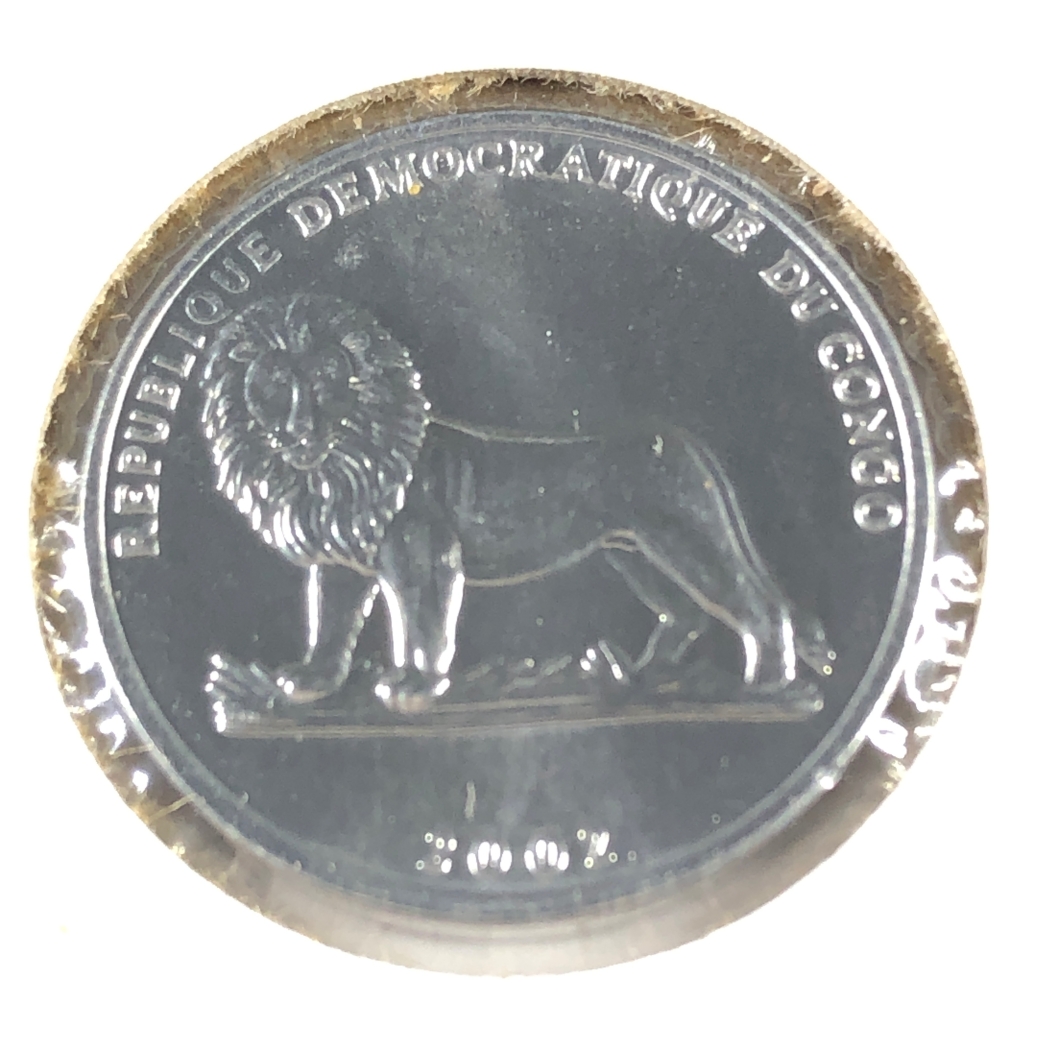2002 Congo Democratic Republic 25 Centimes*Dog*High Grade | Property Room