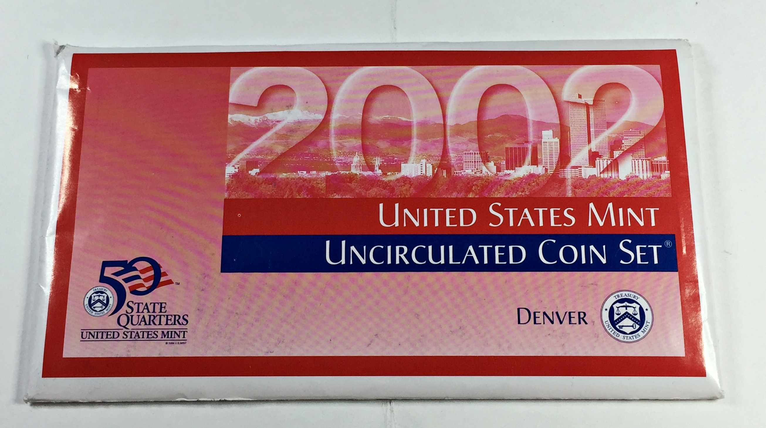 2002 Denver Mint Uncirculated Coin Set*Includes Commemorative Sacagawea ...