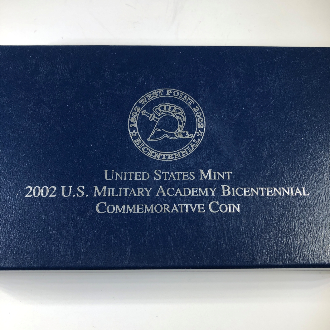 2002 Military Academy Bicentennial Commemorative Silver Dollar Cameo ...