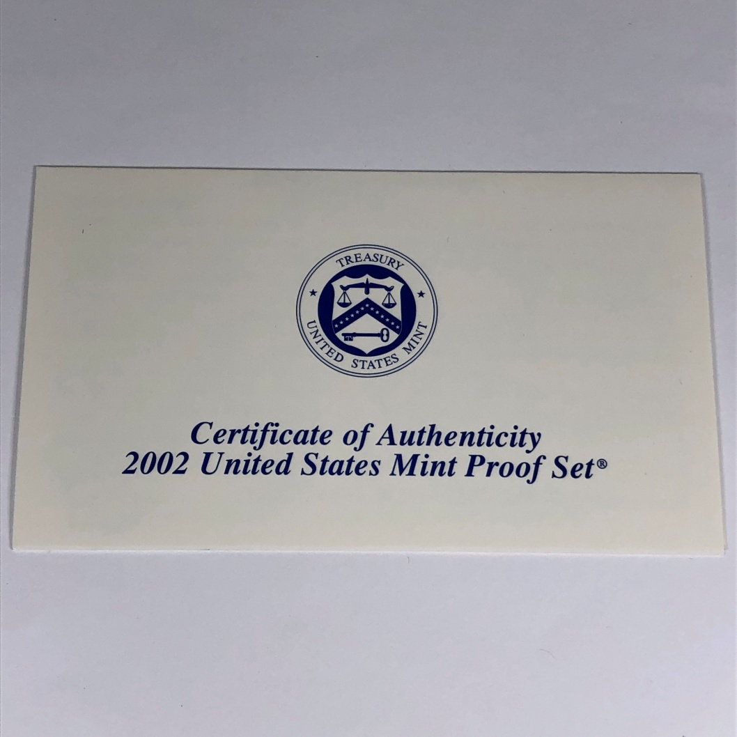 2002 United States Mint Proof set*Includes Commemorative Quarters ...