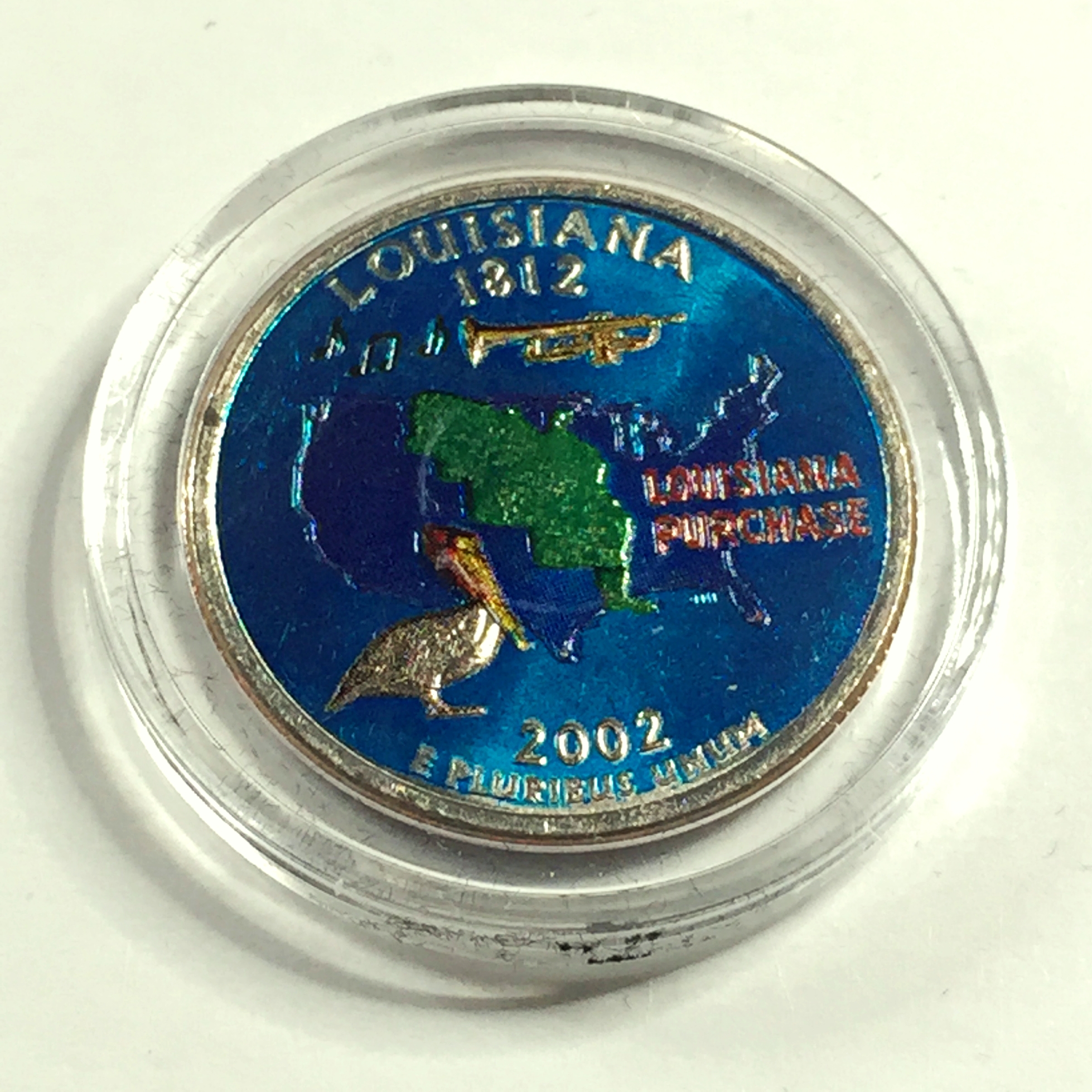 2002-D Colorized Louisiana State Commemorative Quarter*Specialized ...