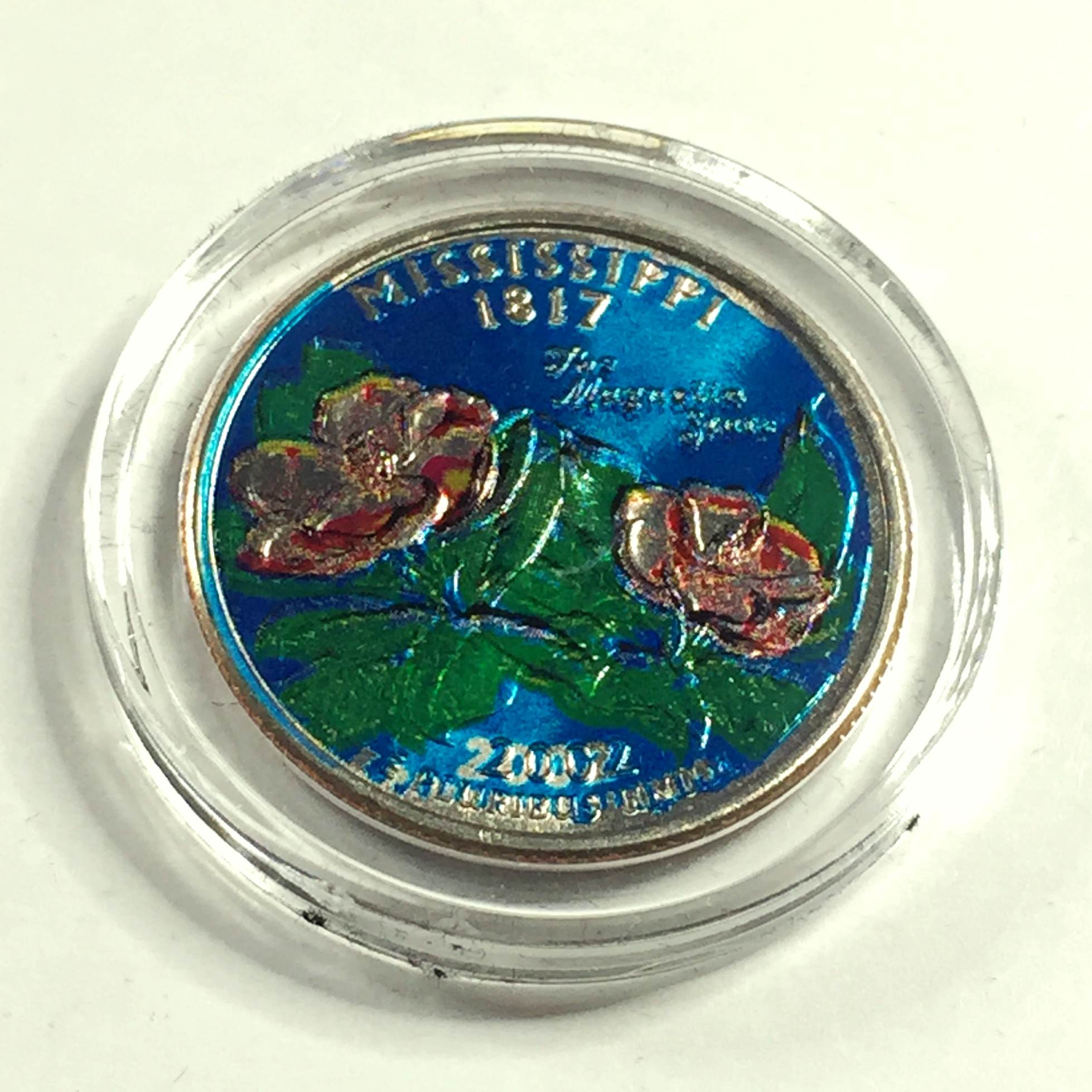 2002-D Colorized Mississippi State Commemorative Quarter*Specialized ...