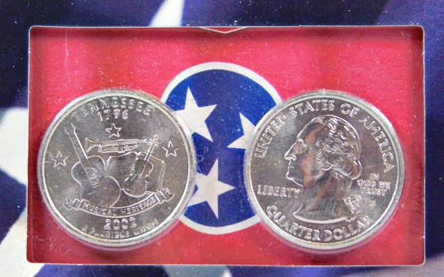 2002-P & D Tennessee State Commemorative Quarters*Uncirculated*In ...