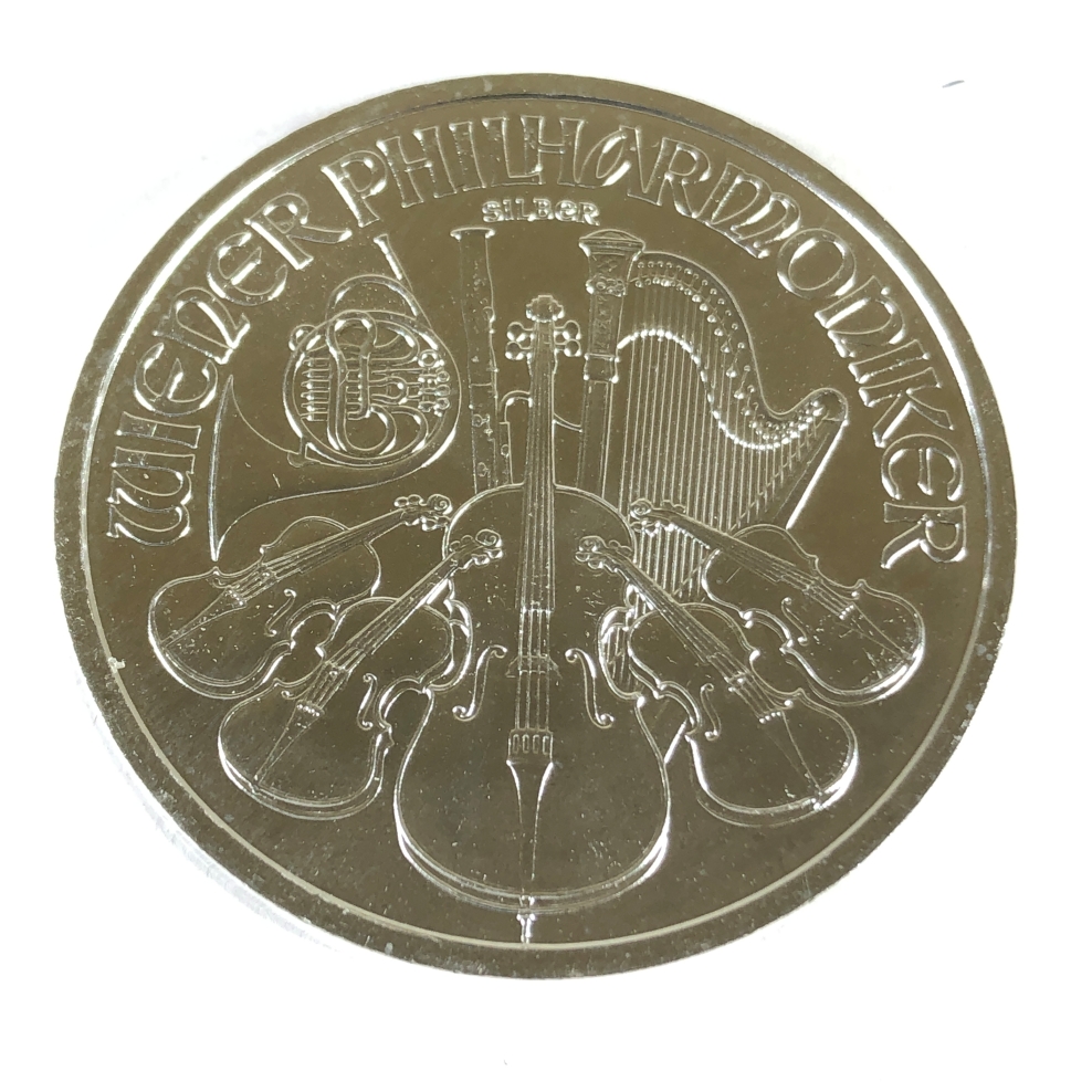 2003 Austria Philharmonic 999 Fine Silver 1 Troy Oz | Property Room