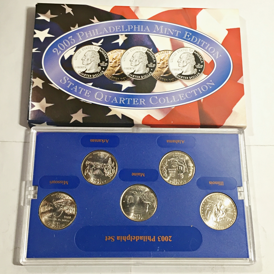 2003 Philadelphia Edition State Quarter Collection*In Original US Mint ...