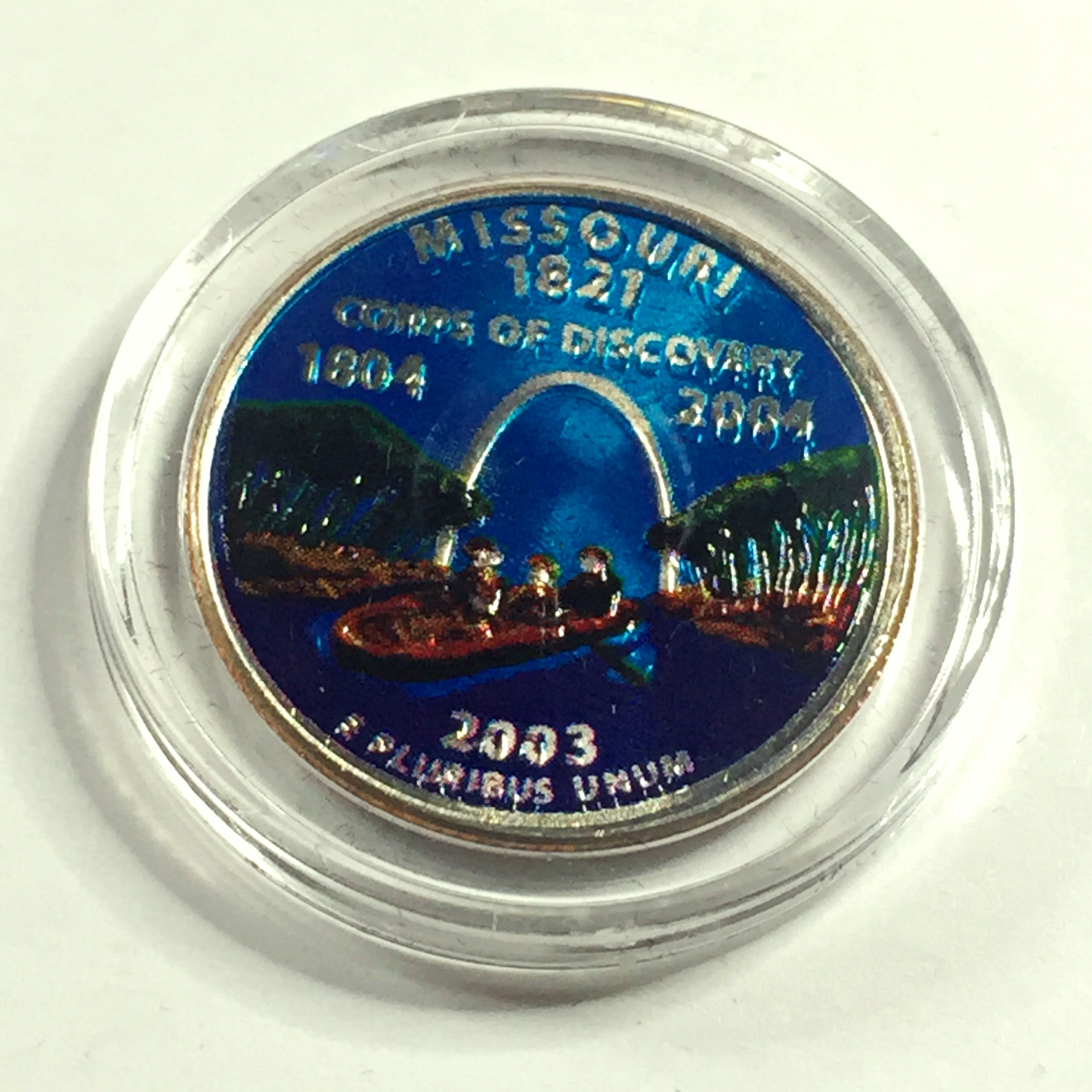 2003-D Colorized Missouri State Commemorative Quarter*Specialized ...