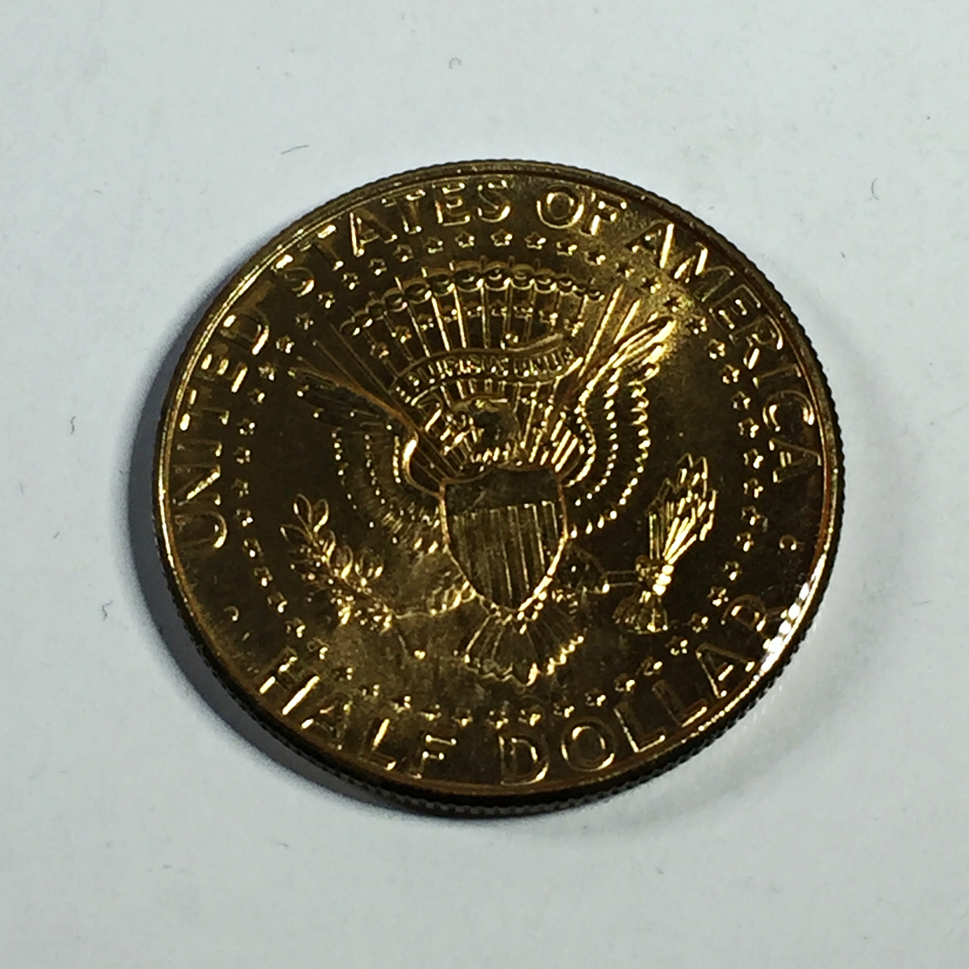 2003-P 24K Gold Layered Kennedy Half Dollar*Plasticast Protection on Obverse | Property Room