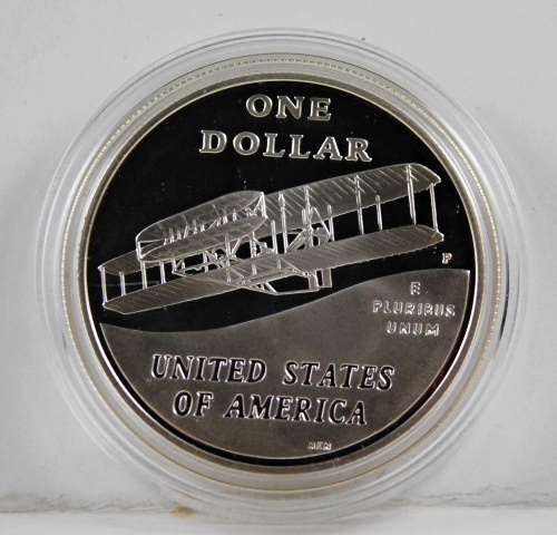 2003-P Proof Silver Dollar*First Flight Centennial Commemorative*In ...