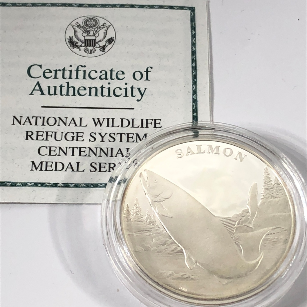 2003-P Proof Silver National Wildlife Refuge Centennial Medal*COA and ...