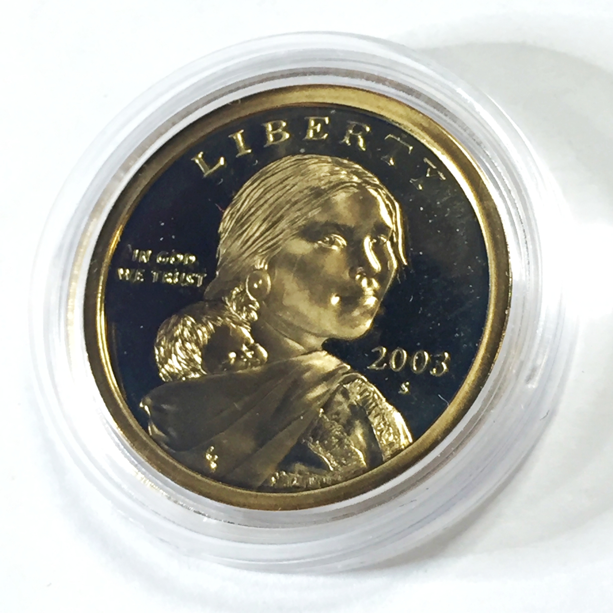 2003-S Proof Sacagawea Commemorative Dollar*DCAM*In Protective Capsule ...