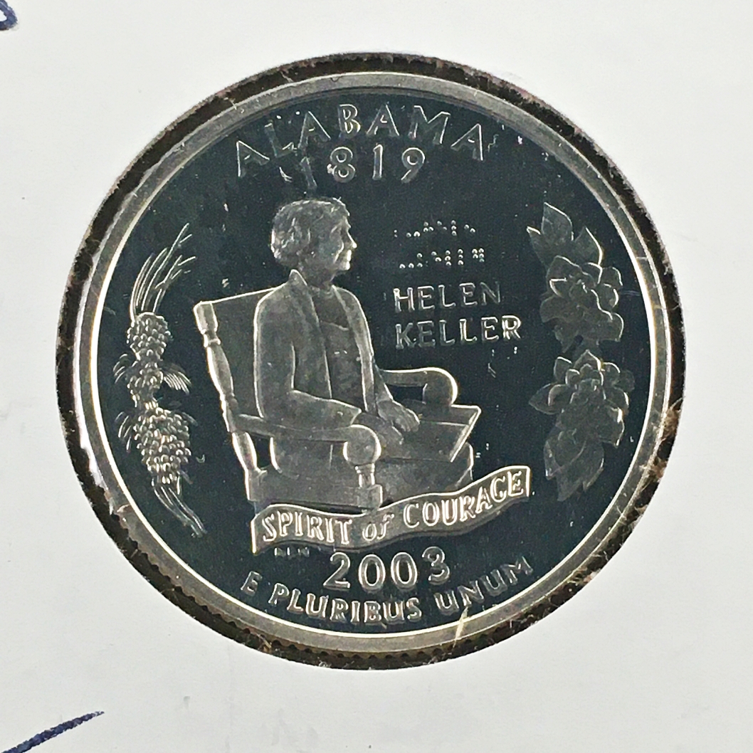 2003-S Silver Proof Alabama Commemorative Quarter*DCAM | Property Room