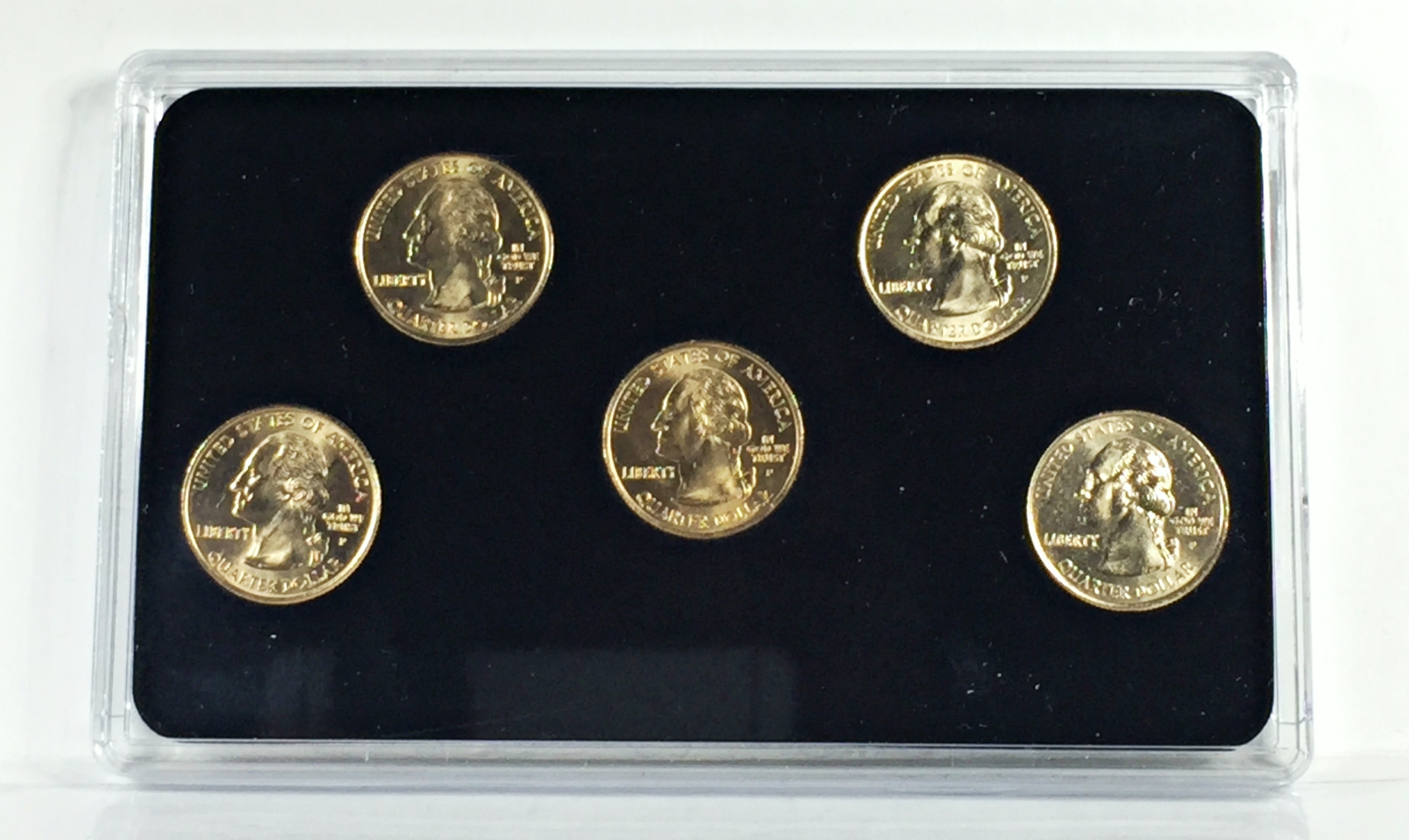 2004 24K Gold Layered Edition Commemorative State Quarters*In Custom ...